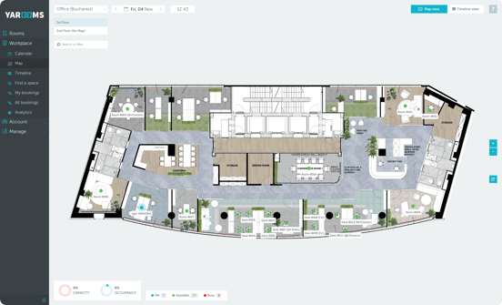 Meeting room booking software for hybrid workplaces