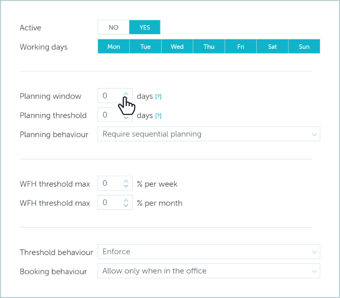 Hybrid workplace software