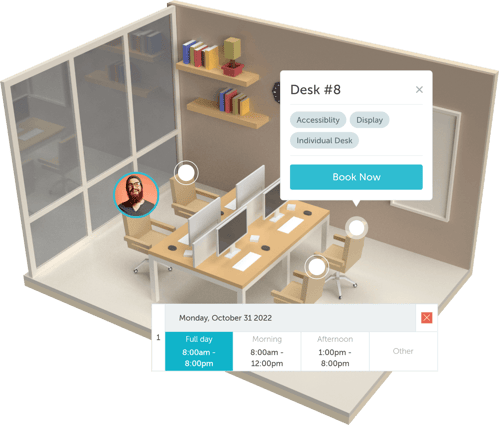 Desk booking software for hybrid workplaces