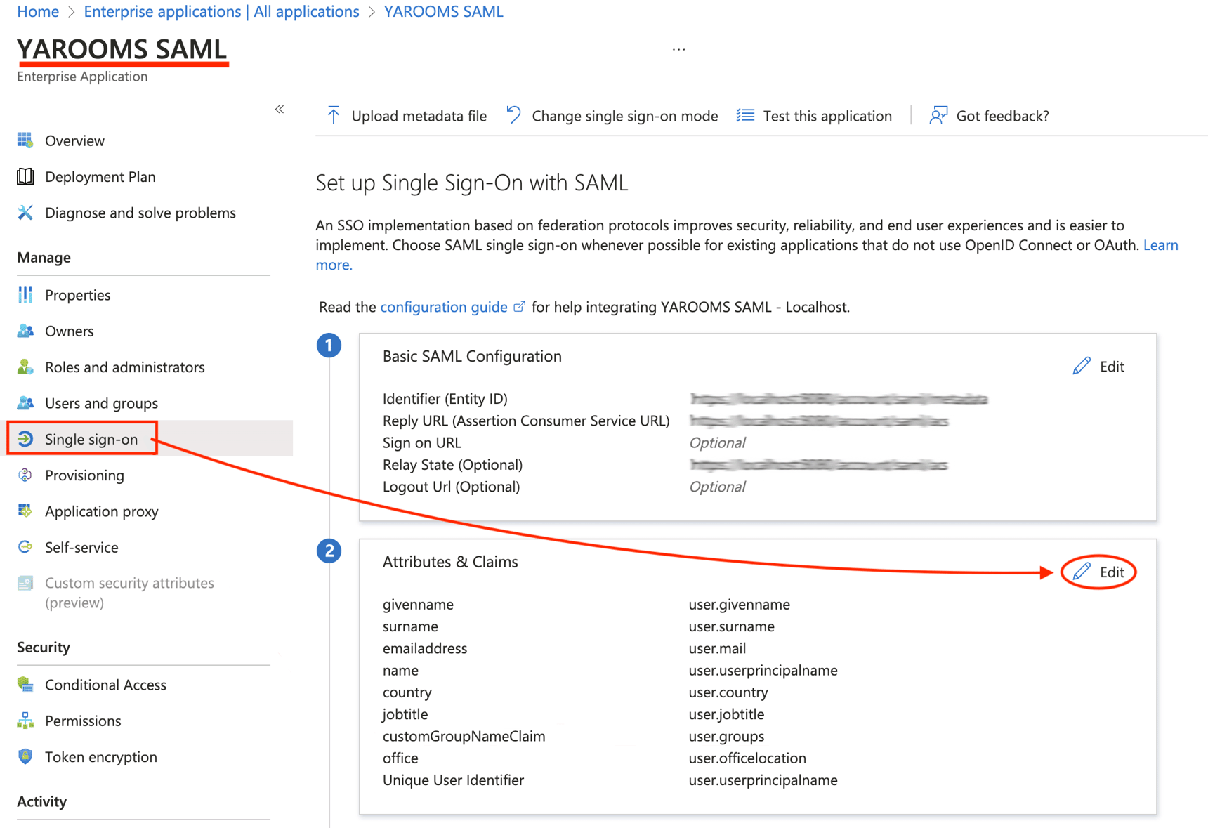 SAML2.0: How to connect to Azure AD