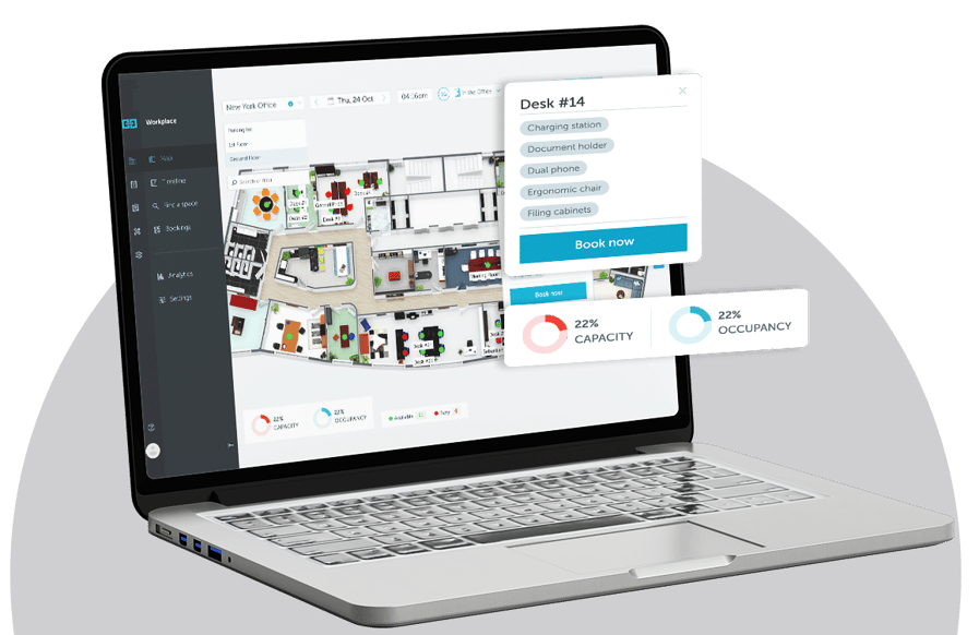 Room panel for meeting room display | YAROOMS