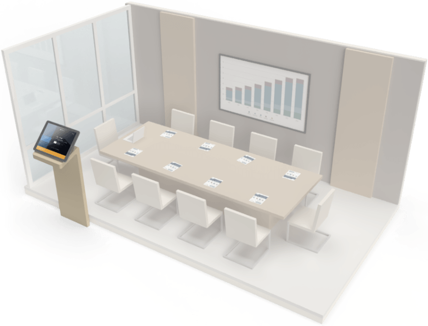 Room panel for meeting room display | YAROOMS