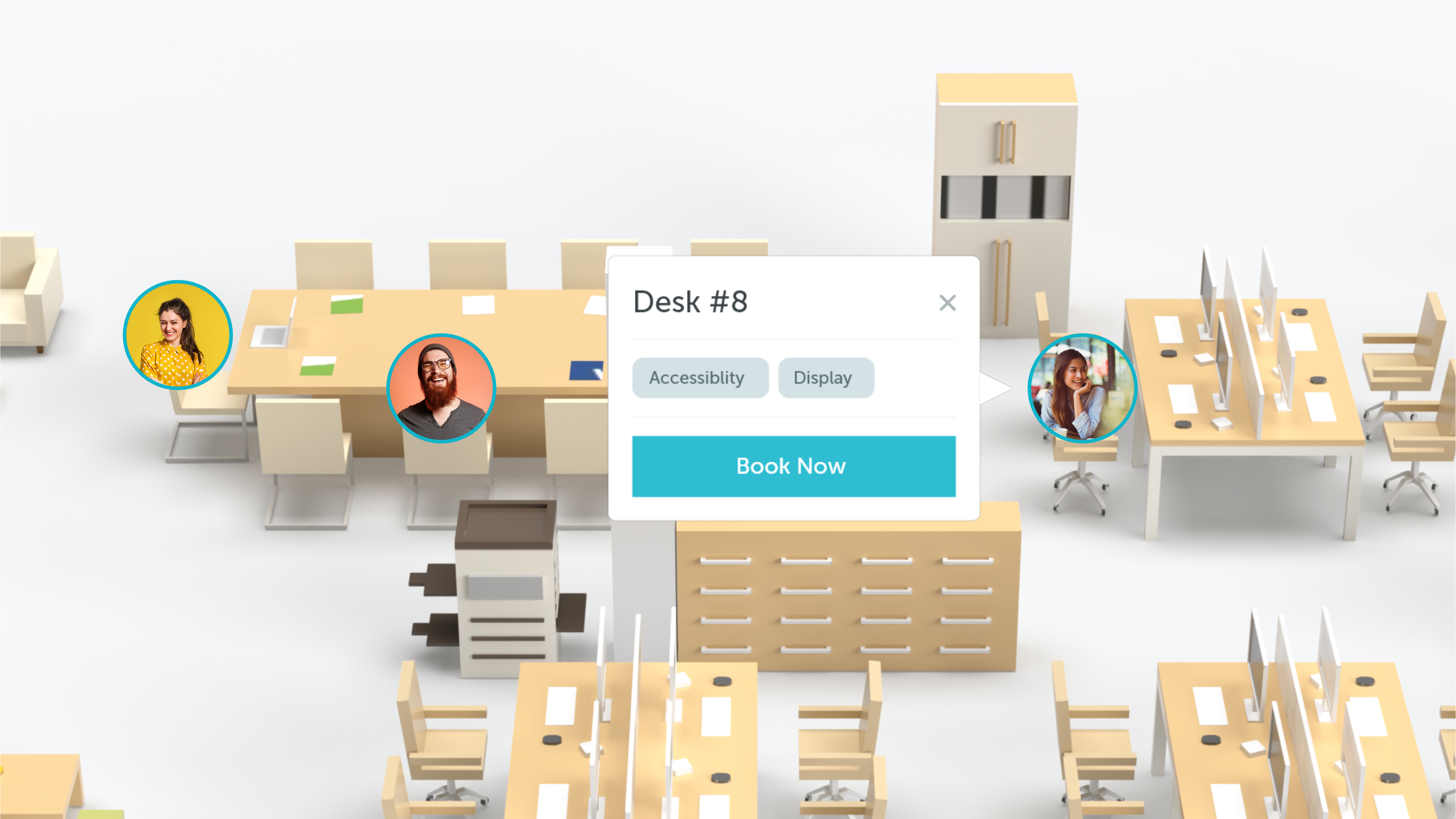 Workplace management software for hybrid work