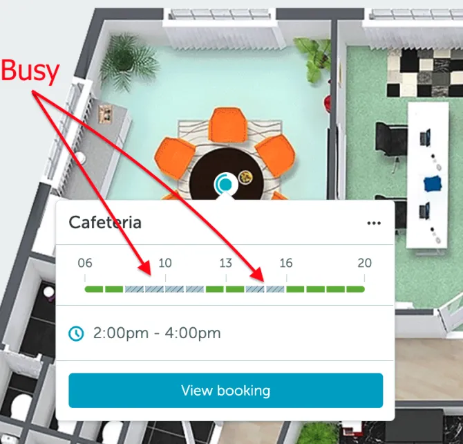 Space Availability in the Map View: What's | YAROOMS Help Center